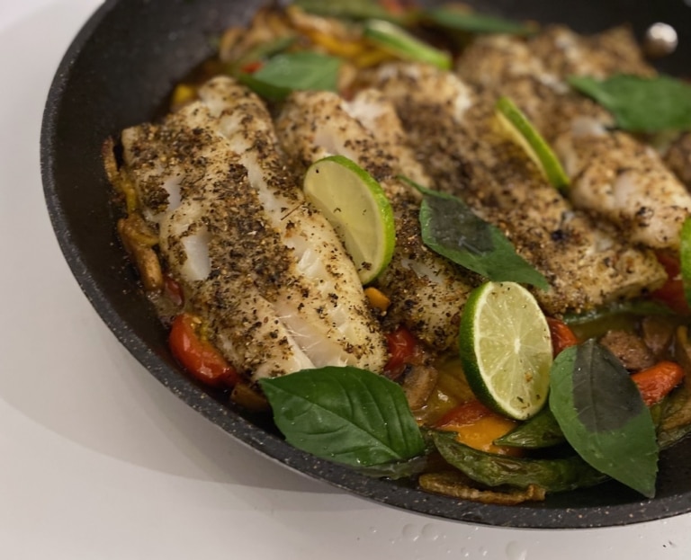 Cod fillets Mabrúka style – PURELY SIGGA